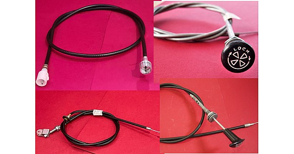 Control Cables & Rev Counter & Speedometer Cables