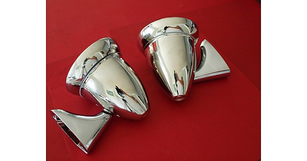 Stainless Steel Bullet Mirrors Long Stem Mount Tex Brand (Sold as a ...