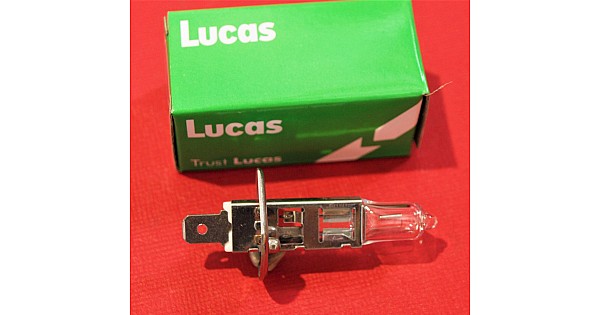 Lucas 12V 55w Halogen Bulb H1 Single LLB448. H1 Single GLB448 - GLB448