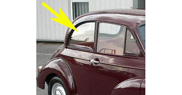 Morris Minor (2 Door Saloon) Rear Side Window Rubber Seal Right Hand ...