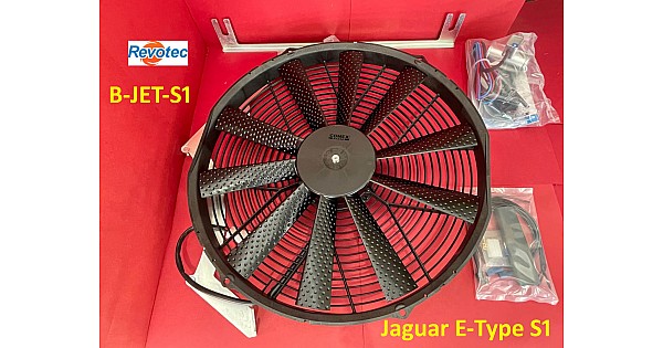 Revotec Cooling Fan Kit - Jaguar E-Type Series 1, 3.8/4.2 Litre. B-JET ...