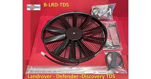 Revotec Cooling Fan Kit - Land Rover Defender / Discovery TD5. B-LRD-TD5