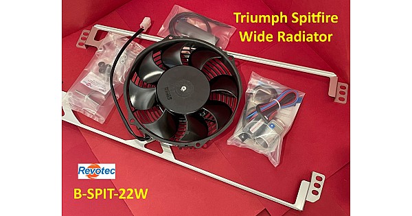Revotec Cooling Fan Kit - Triumph Spitfire (Wide Rad). B-SPIT-22W