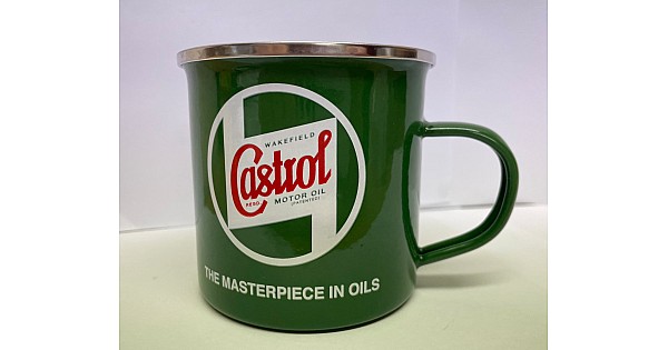 Castrol Classic Oils Enamel 223ml Mug - Castrol-STR588 - Castrol-STR588