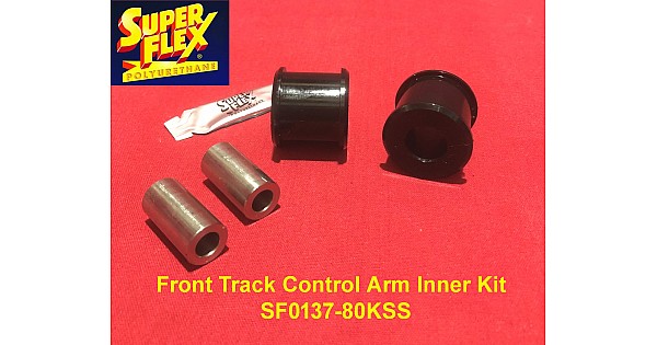 Superflex Front Track Control Arm Kit of 2 Bushes 2 Stainless Steel ...