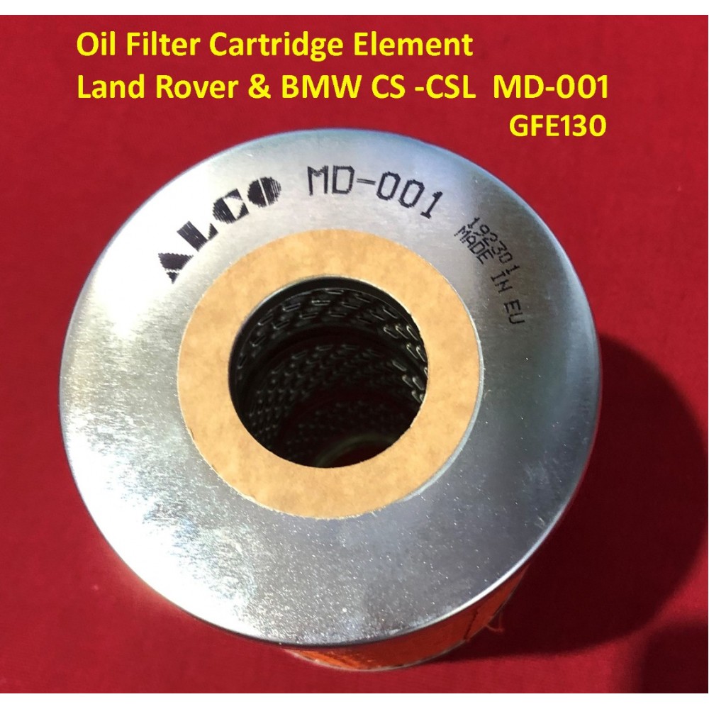 Oil Filter Cartridge Element Land Rover Range Rover & BMW CS -CSL MD ...