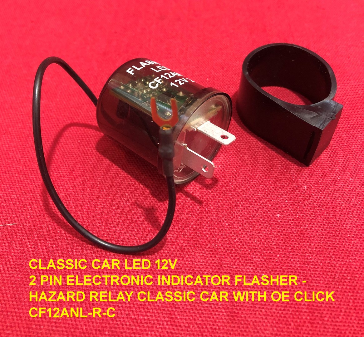 Classic Car LED LED 12V 2 PIN Electronic Indicator Flasher - Hazard Relay -Classic Car with OE ...