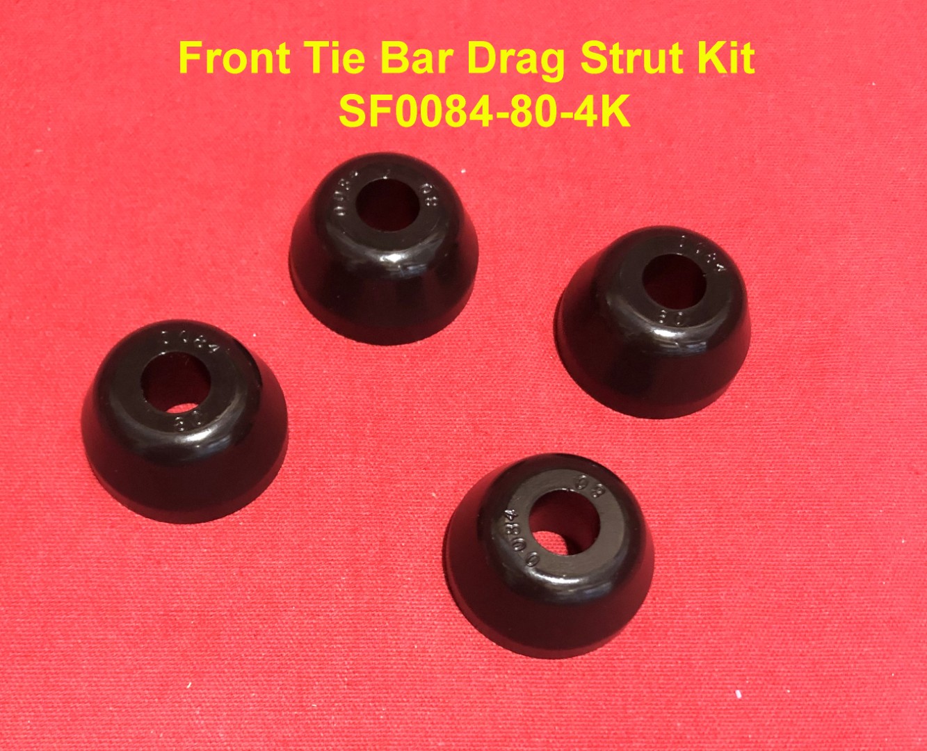 Superflex Front Tie Bar Drag Strut Kit of 4 OEM# 138143 - SF0084-80-4K